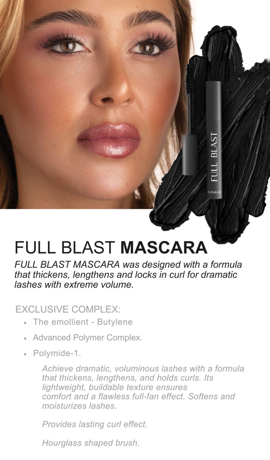 Full Blast Mascara 10ml - FARMASi Malaysia